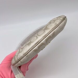 Coach | Bags | Coach Mini Payton Bag In Signature Canvas Champagne ...